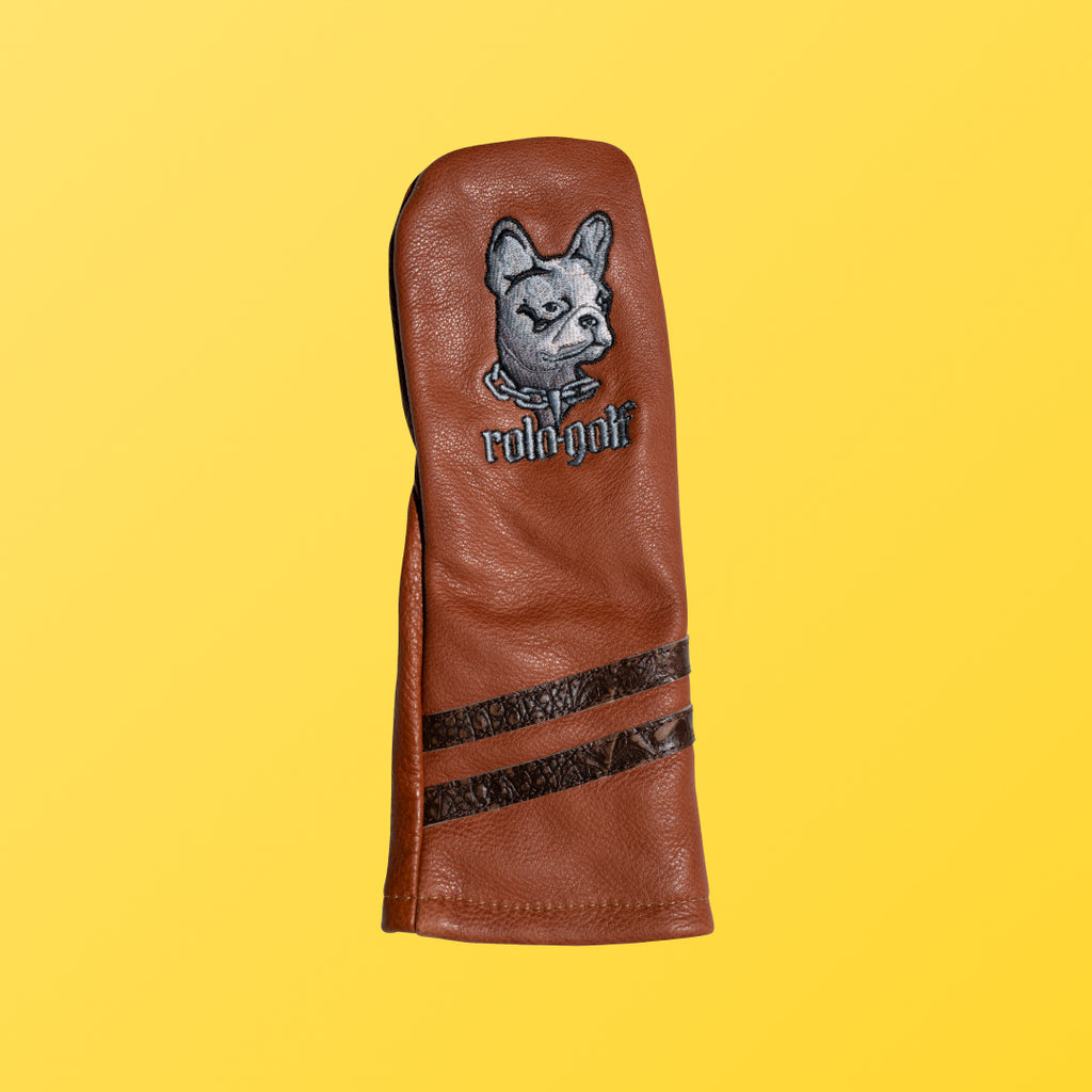 Rawhide x Rolo Old Man Brown Headcover - Rolo Polo Golf